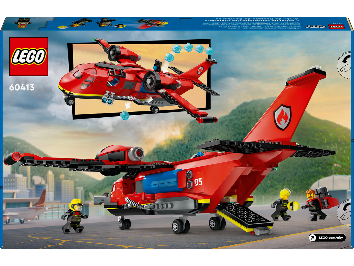 City - Fire Rescue Plane – Toy Chest - NH